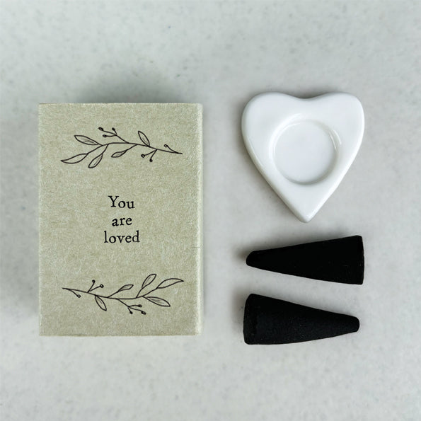 East of India - Incense Matchbox Cone - Loved – Unbound