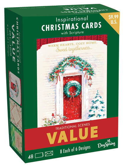 Christian Christmas Card Box - Value Box: Traditional Scenes – Unbound