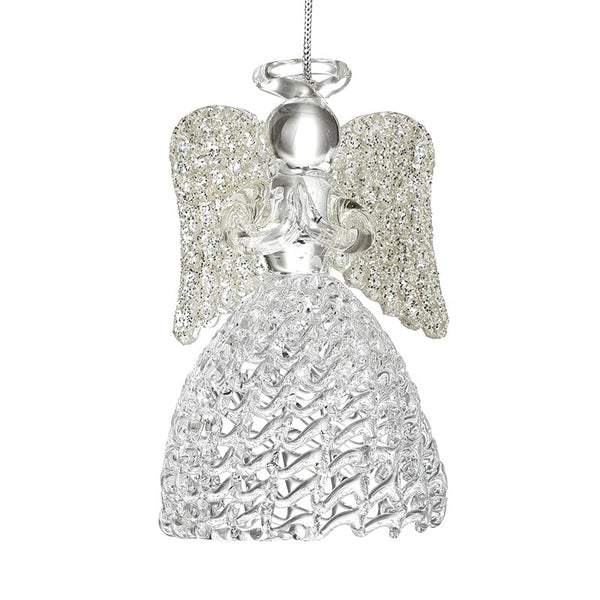Heaven Sends Christmas Bauble - Glass Spun Angel – Unbound