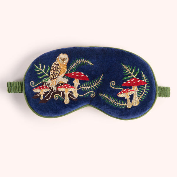 Powder Eye Mask - Woodland Owl – Unbound