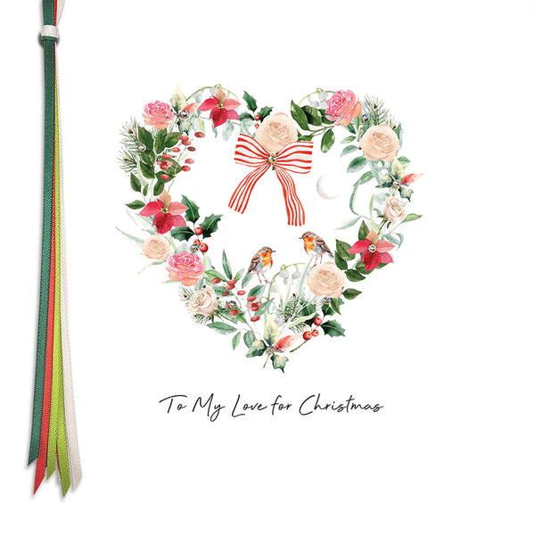 Luxury Extra Large Christmas Card - To My Love for Christmas – Unbound