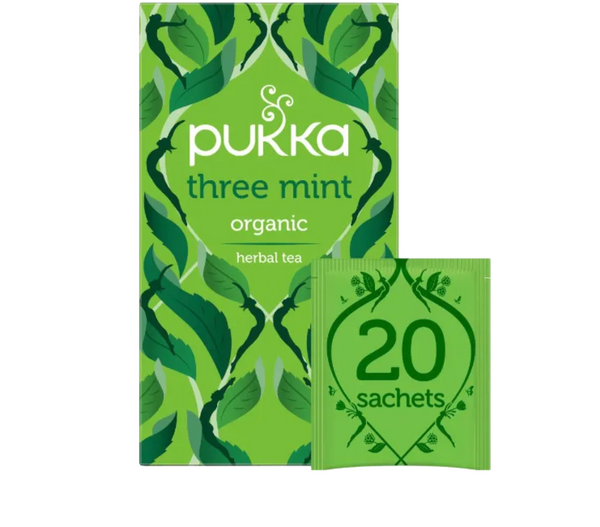 Pukka Organic Tea - Three Mint 20 Tea Bags – Unbound
