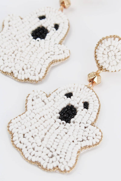 My Doris Earrings - Beaded Ghosts – Unbound