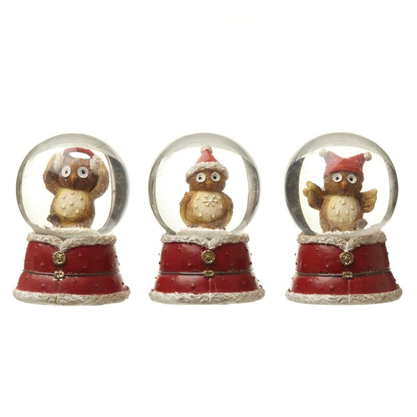 Heaven Sends Christmas - Snow Globe Owl – Unbound
